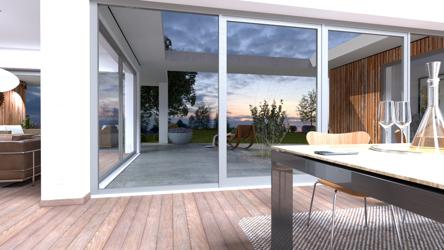 ᐅ Bungalow 341 mit einem Atrium | Meisterwerk Unikathaus GmbH