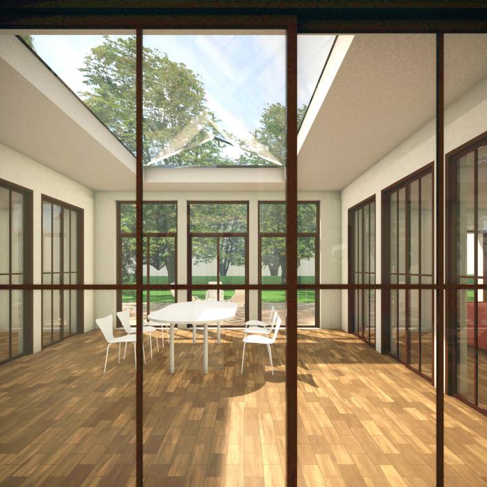 ᐅ Das Atriumhaus ATR07-H07 | cube-design-house